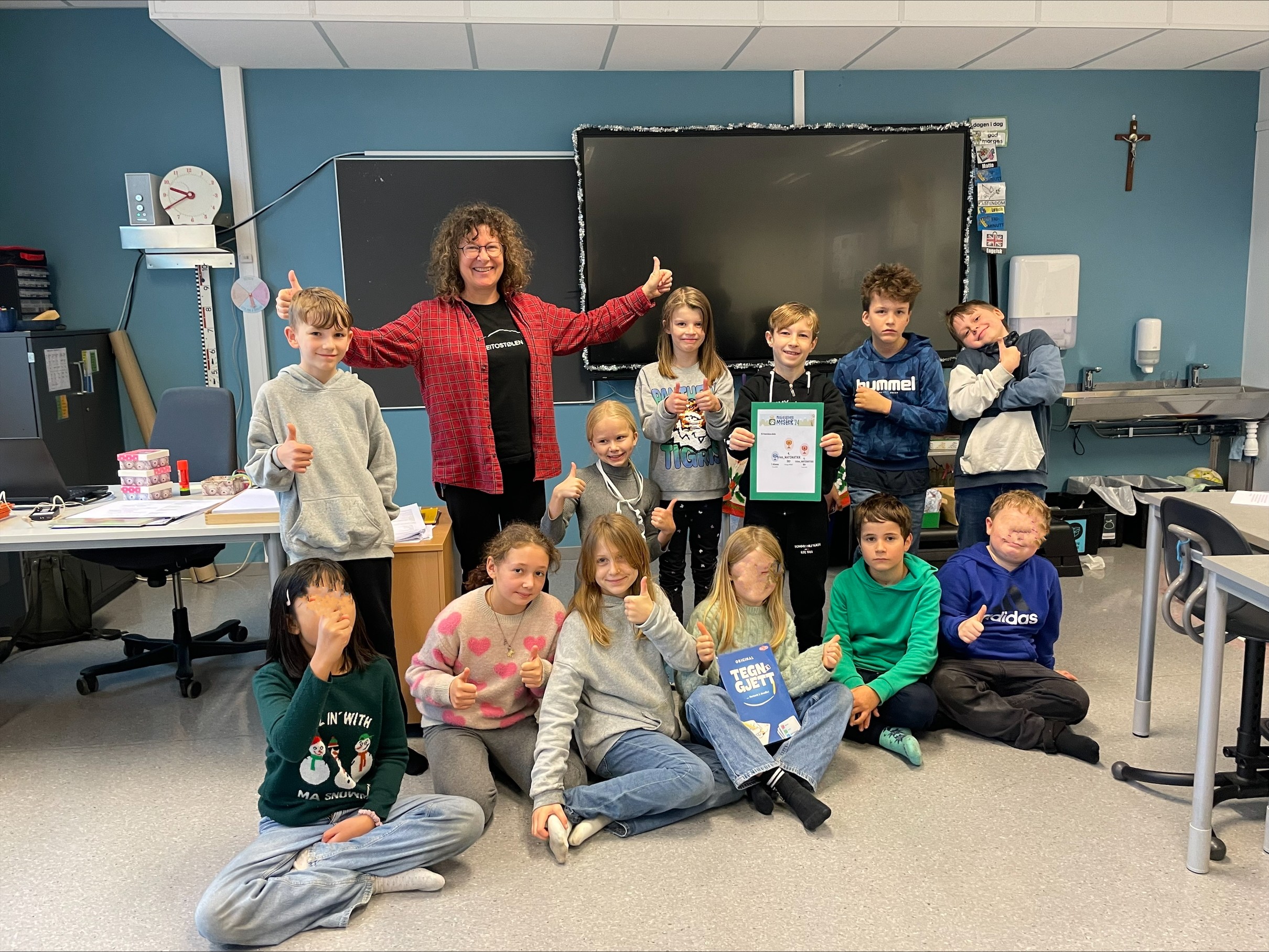 4.klasse ble mattelabbensmestere - St. Franciskus skole